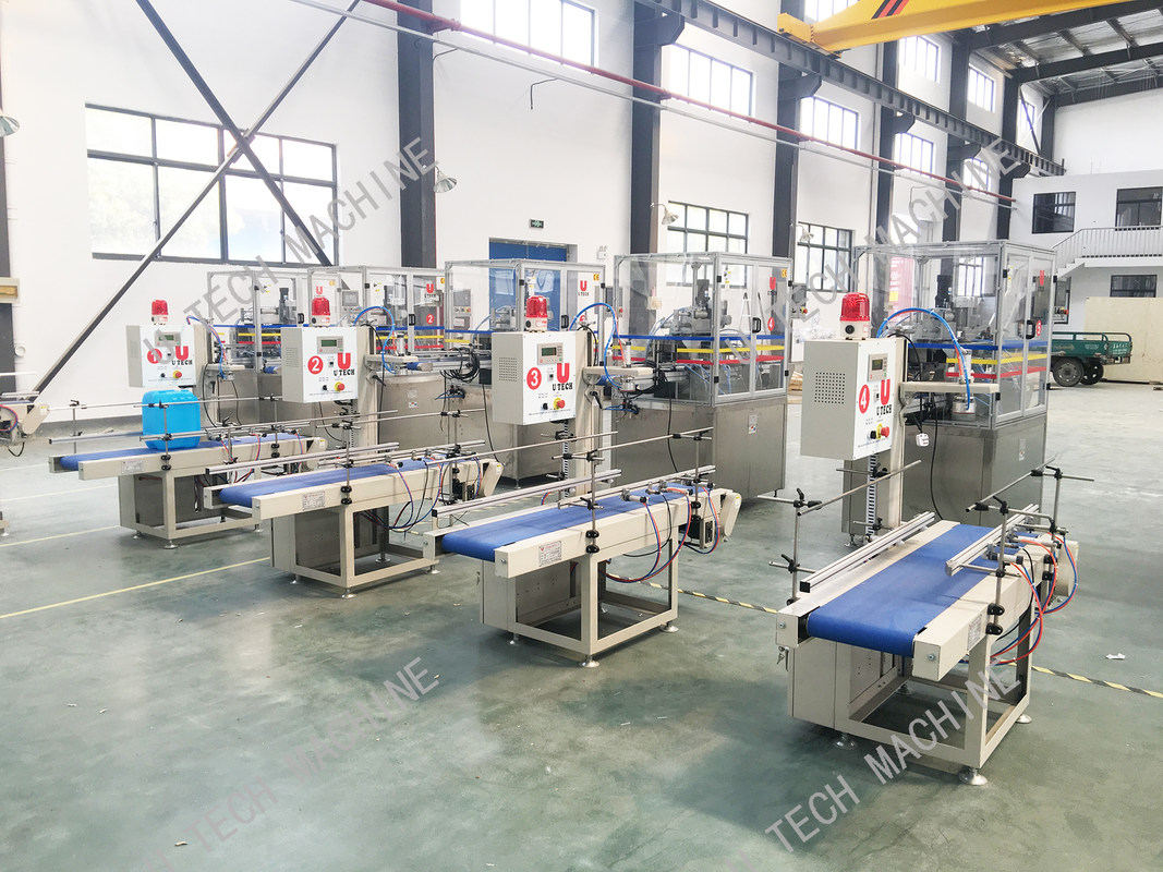 5L Plastic Hdpe Drum Leak Tester Machine / Three Head Air Leakage Test ...