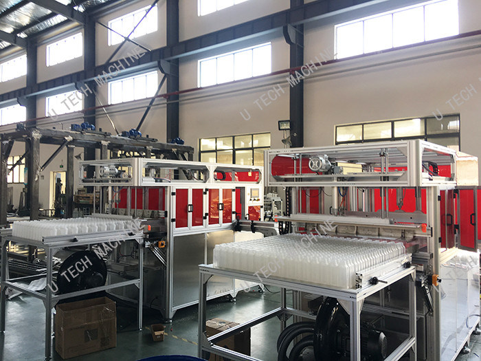 Quick Accurate Bottle Bagging Machine Production Line Electric Driven